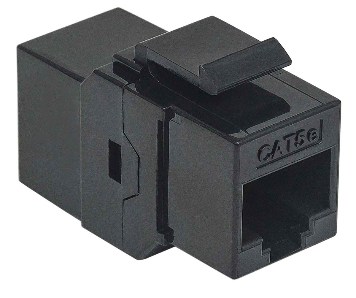 Intellinet COPLE RJ45 A RJ45 CAT5e KEYSTONE NEGRO UTP (504775)